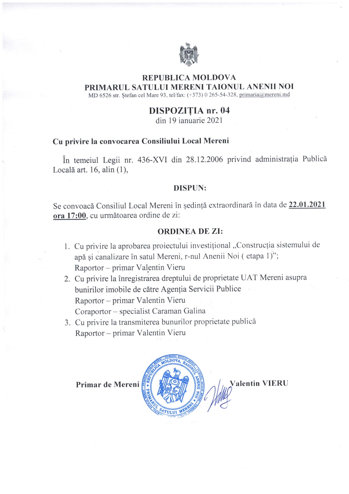 Home Main - Satul Mereni