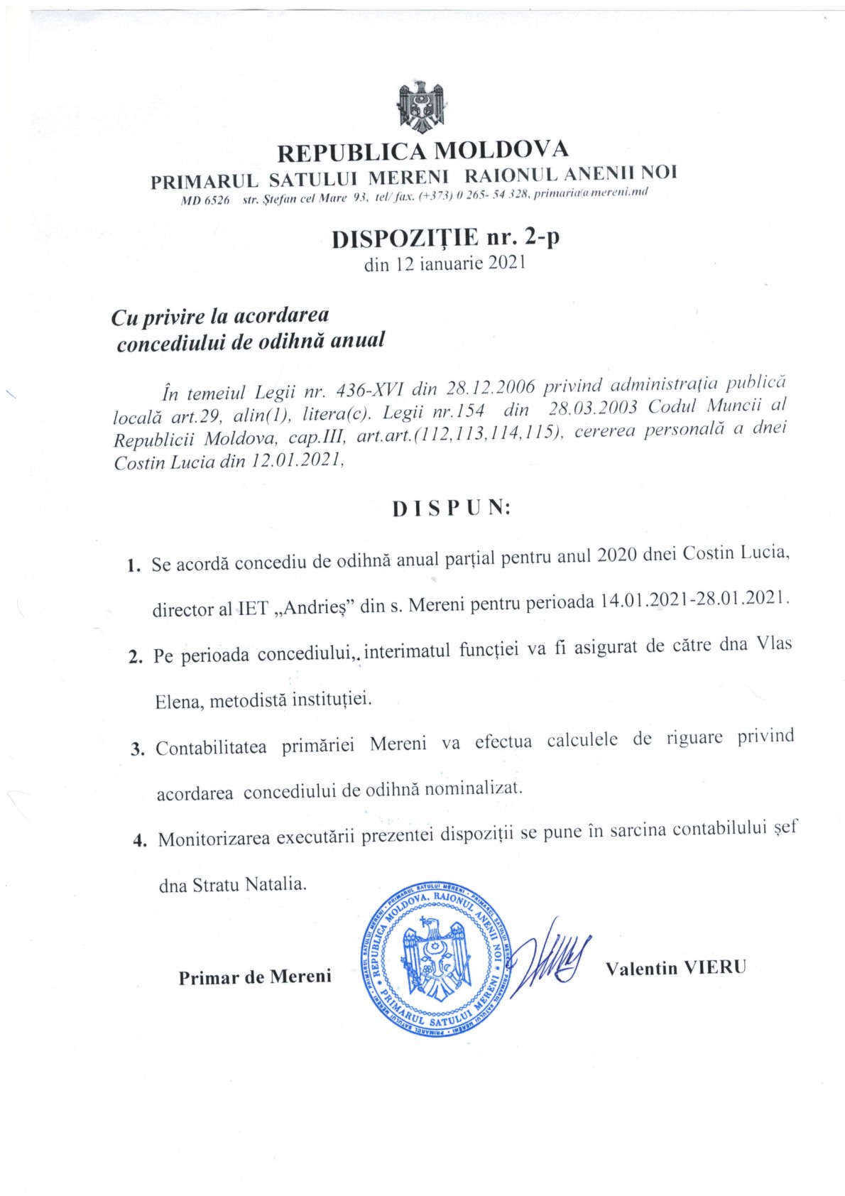 Home Main - Satul Mereni